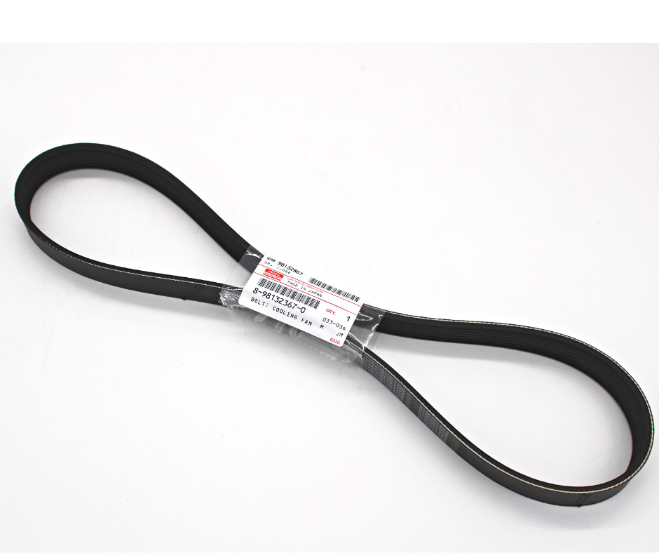 Isuzu D Max 2.5 litre fan belt. OEM. 8981323670