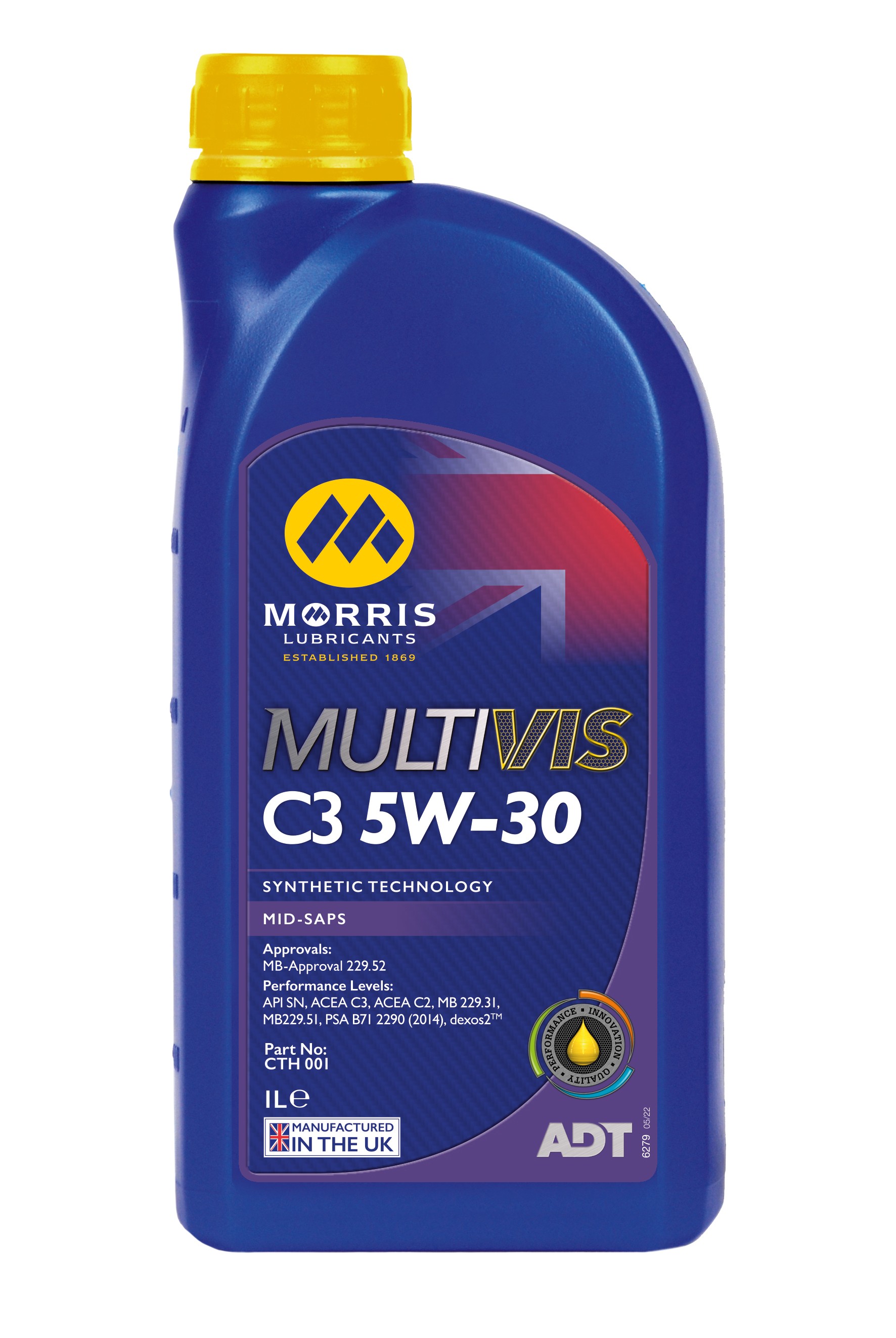 Morris Multivis C3 5W-30 1L. OEM. Part No CTH001