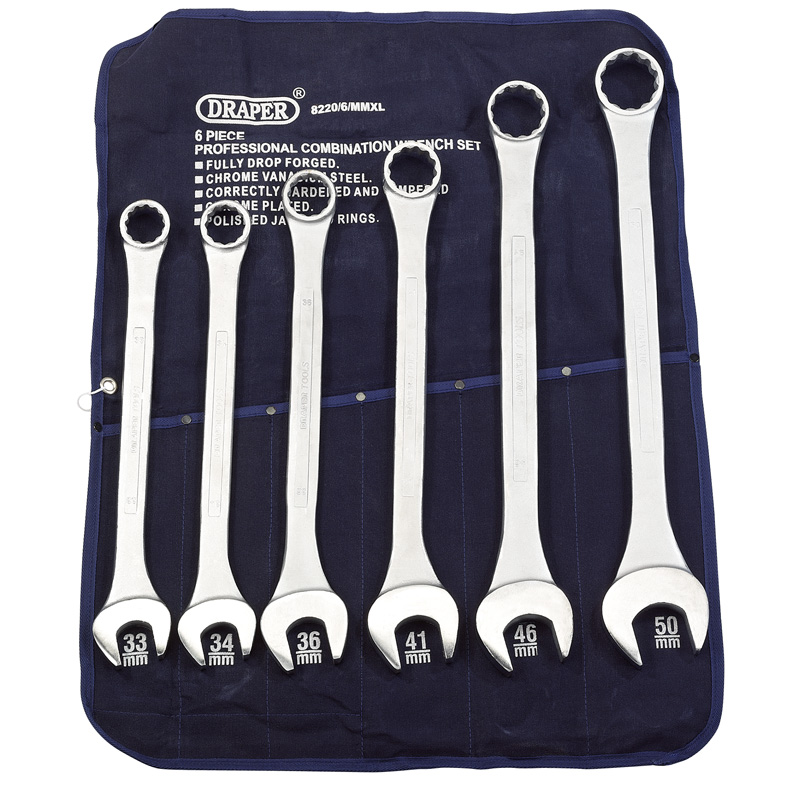 Draper Long Pattern Metric Combination Spanner Set. OEM. Part No 31167