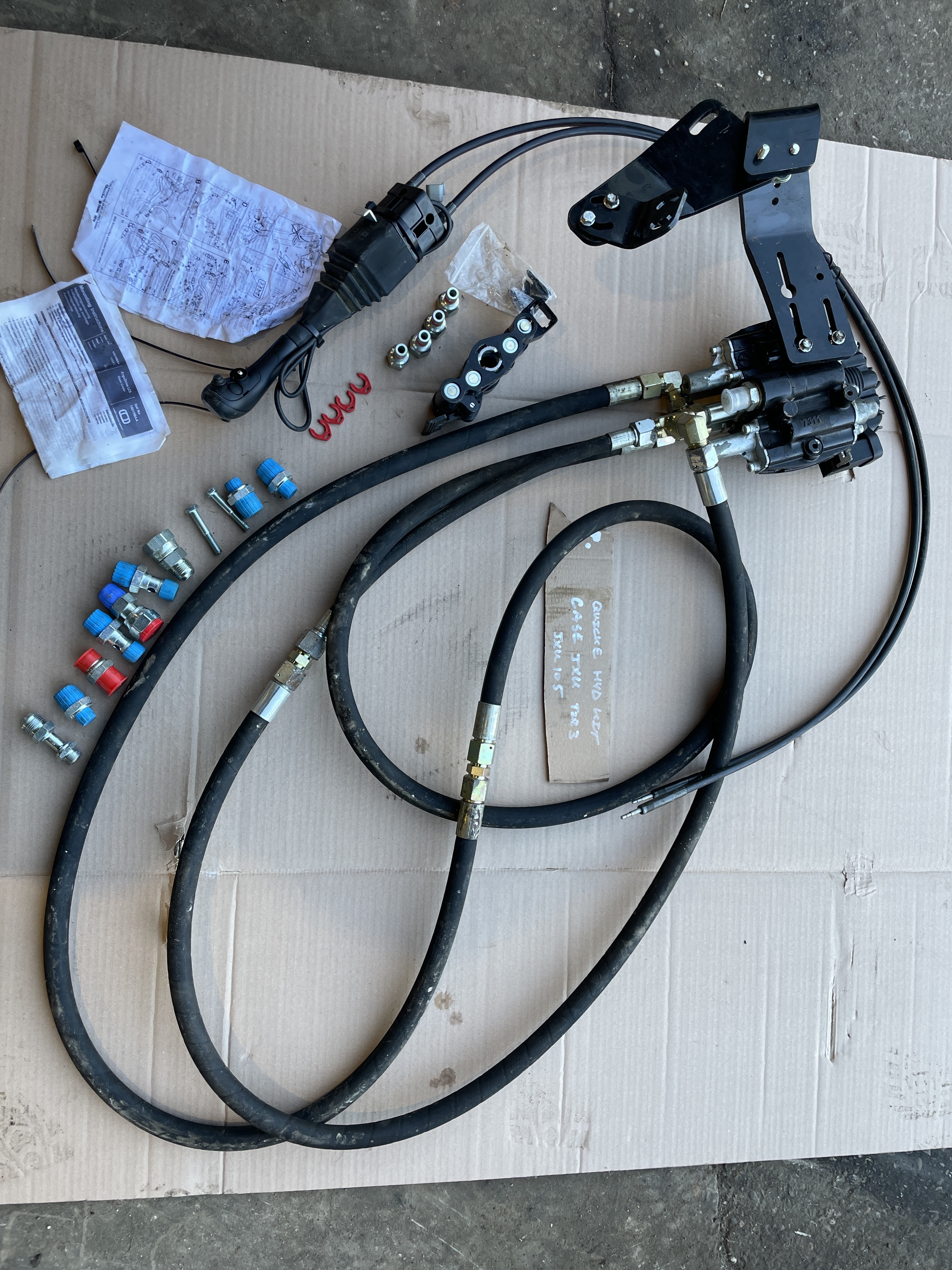 Quicke loader hydraulic valve kit for CaseIH JXU 105 or New holland ...