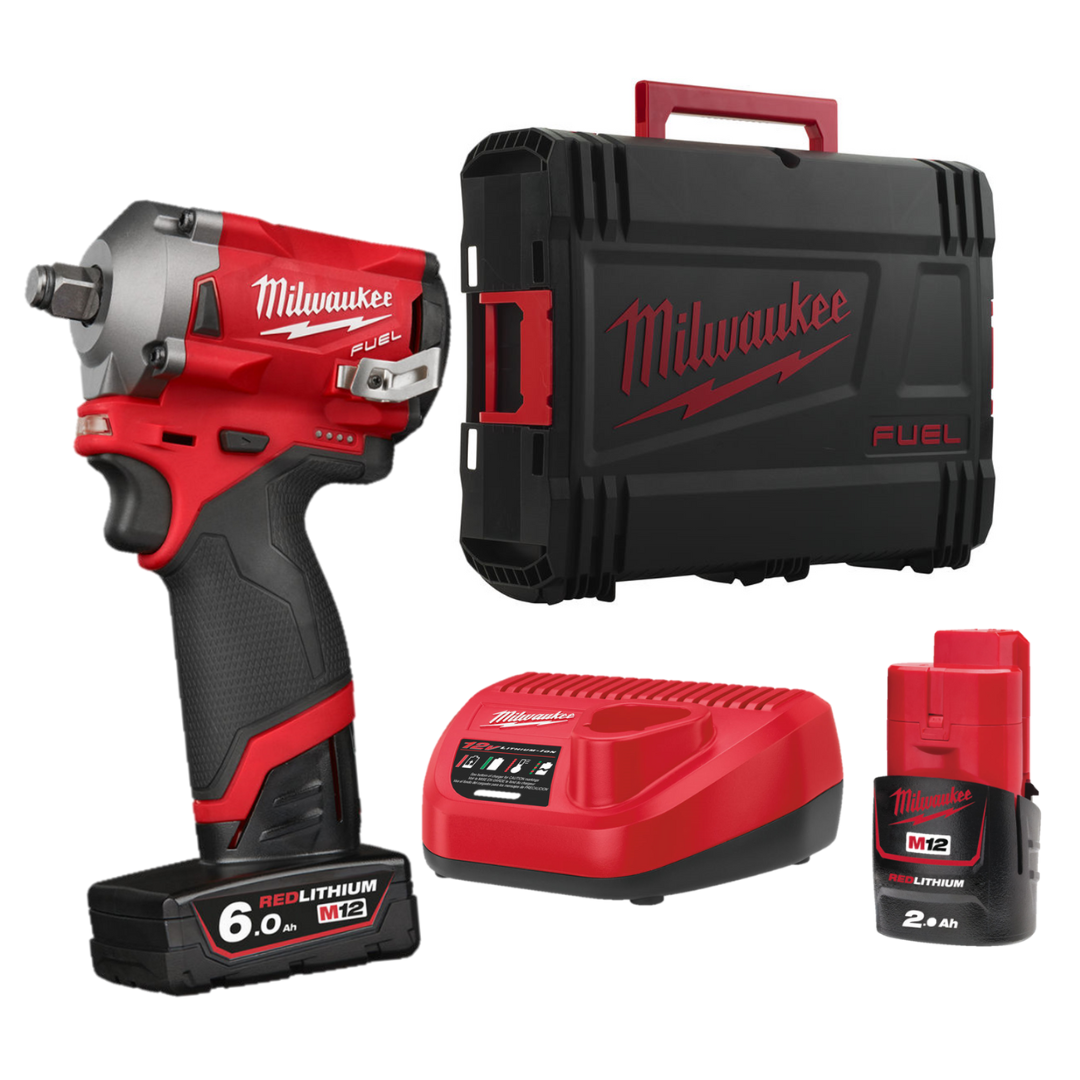 M12 Fuel™ Sub Compact ½" Impact Wrench Kit. OEM. Part No. 4933464617