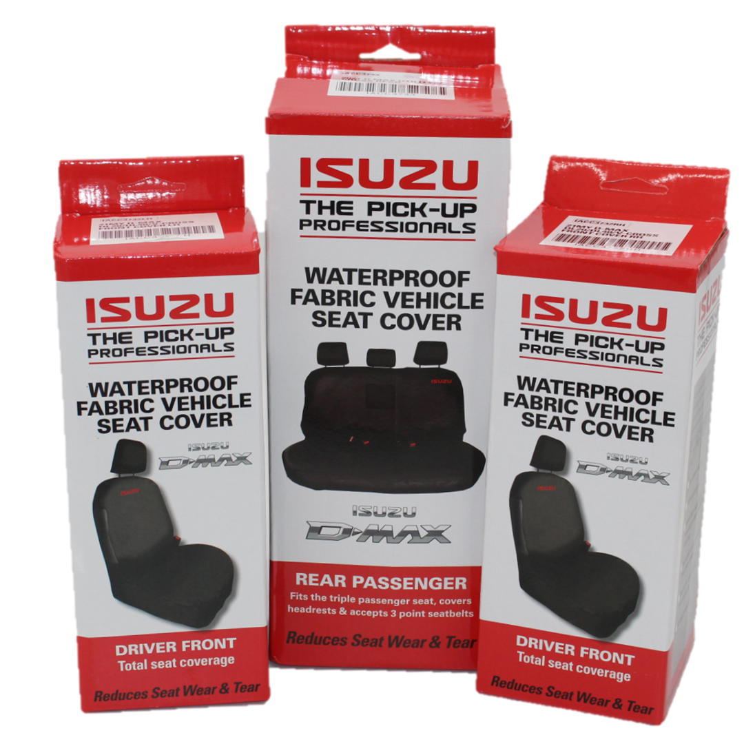 Isuzu Front & Rear Seat Cover Kit MY 2021- OEM, Part No IACC3732LH/RH ...